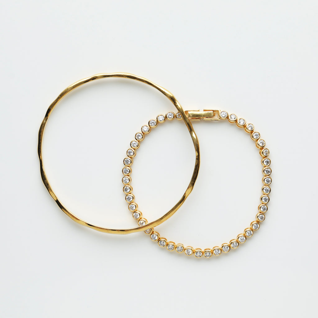 Arm Candy Stacking Set | Gold Vermeil Bracelets | Carrie Elizabeth Jewellery