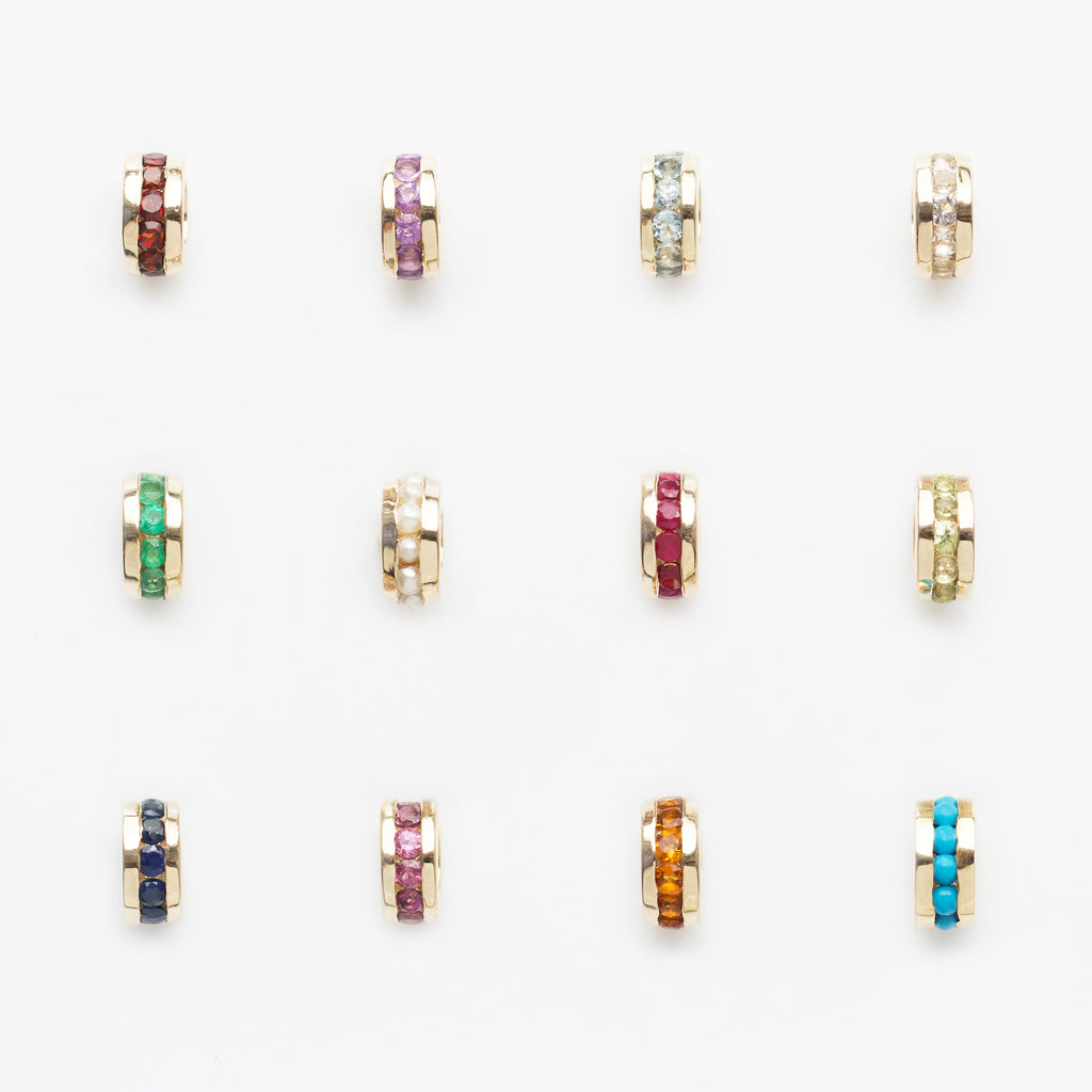 Treasured Birthstone Stacker Charm – Carrie Elizabeth