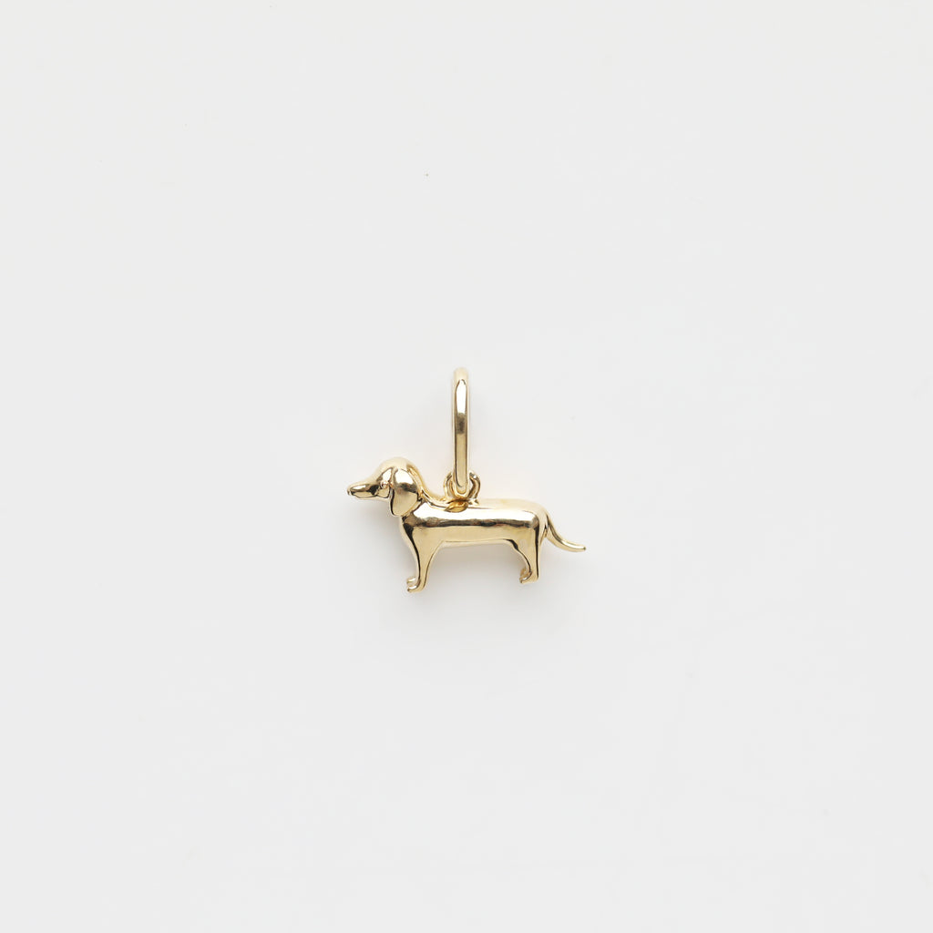 Treasured Sausage Dog Charm | 9k Solid Gold Charm | Carrie Elizabeth ...