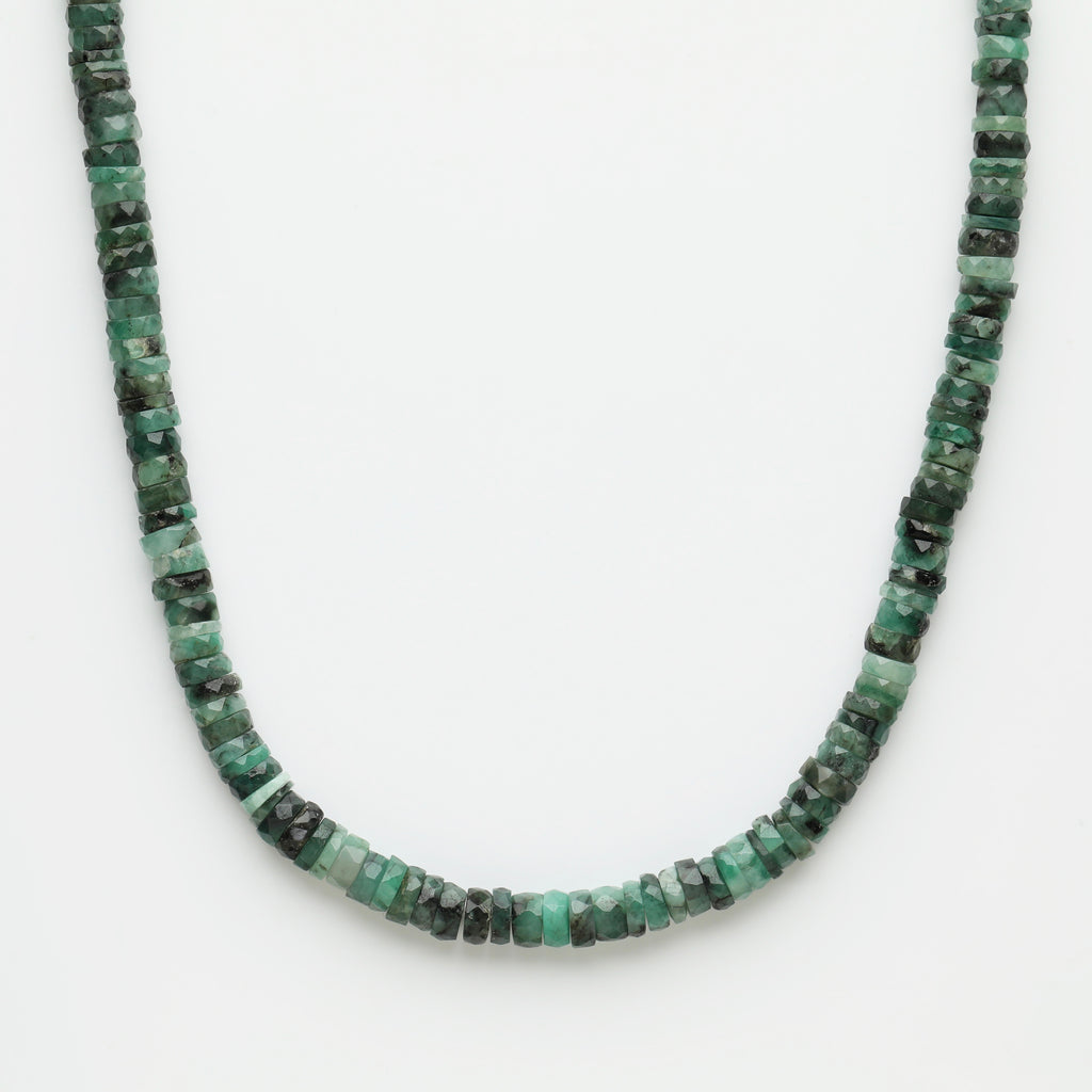 Limited Edition Emerald Beaded Necklace | Beaded Necklace | Carrie ...