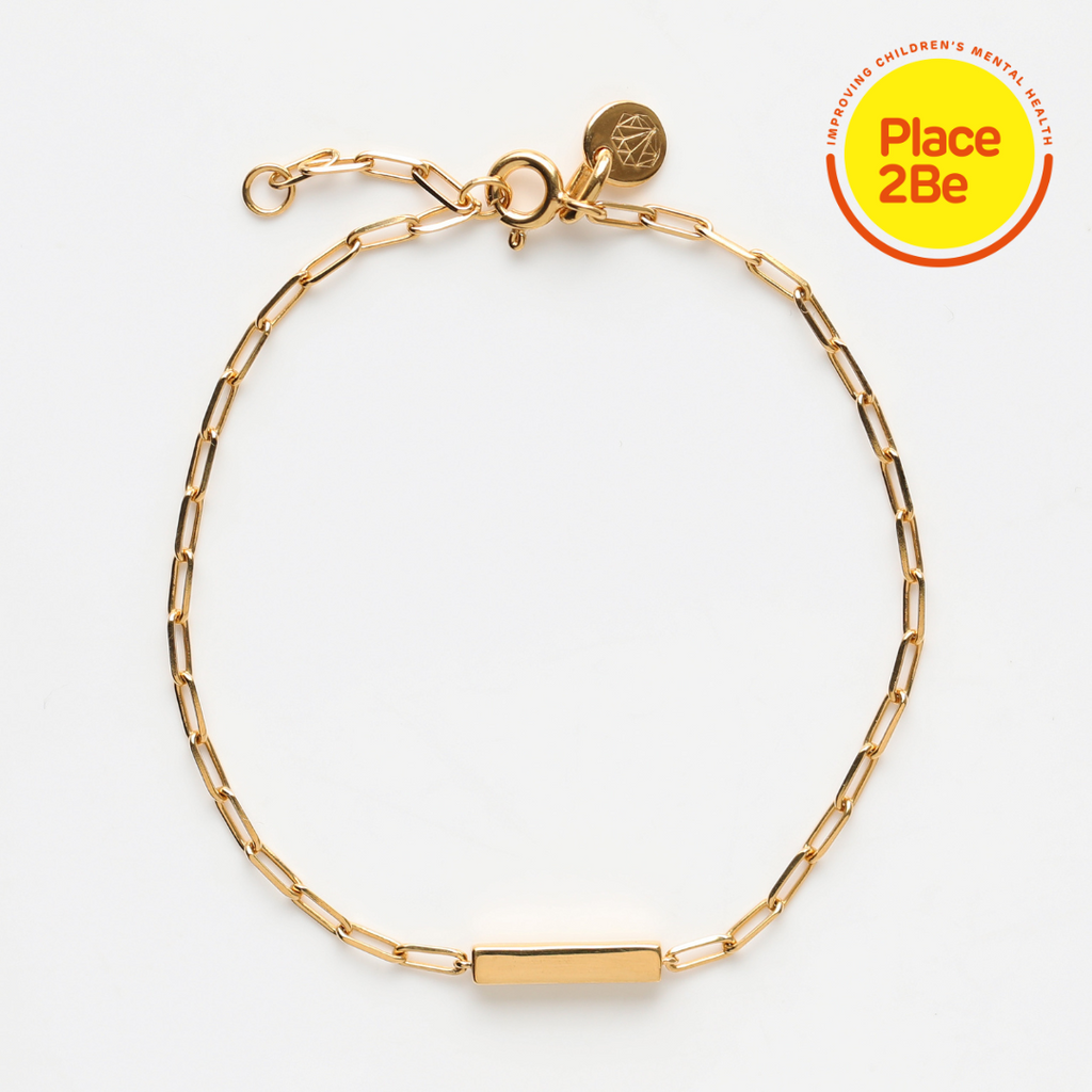 Your Safe Space Bar Bracelet | Sterling Silver Engravable Bracelet ...