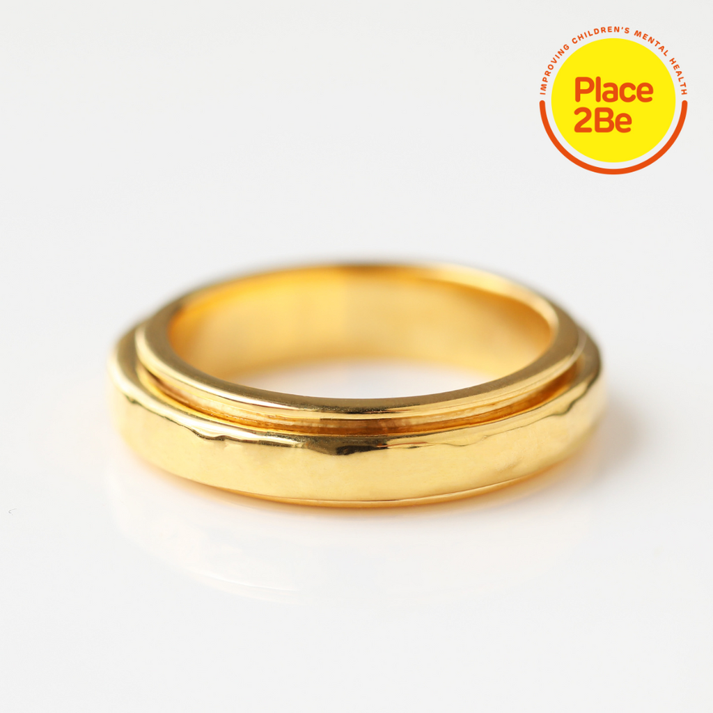Your Safe Space Spinning Ring | 14k Gold Vermeil Spinning Ring | Carrie ...